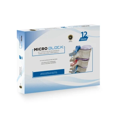 Microblock - Kit Cânulas de Bloqueio para Coluna Vertebral
